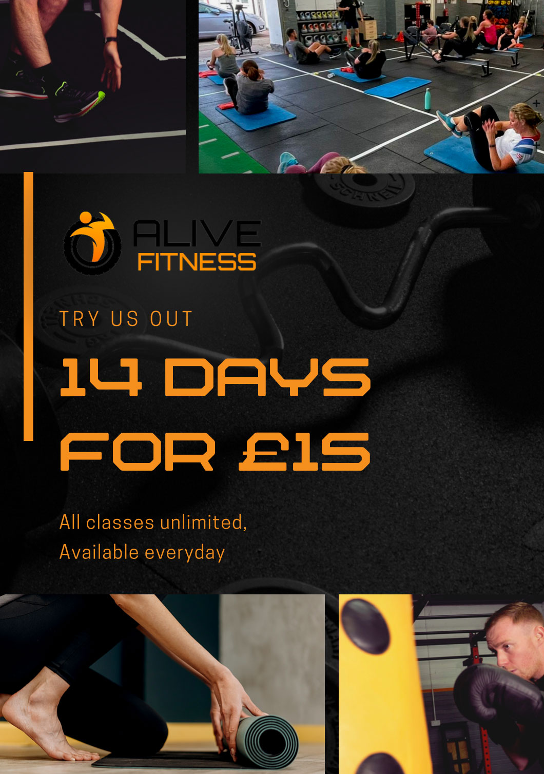 Timetable & Prices – Alive Fitness