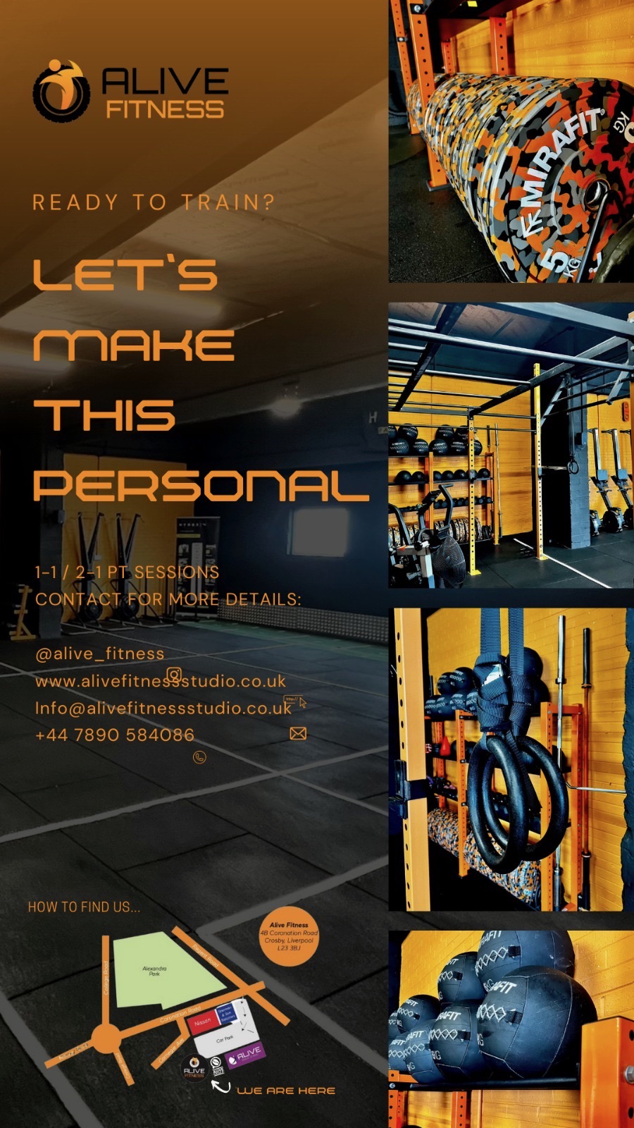 Booking & Prices – Alive Fitness
